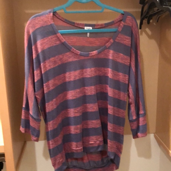 Splendid | Tops | Splendid Striped 34 Sleeve Top | Poshmark